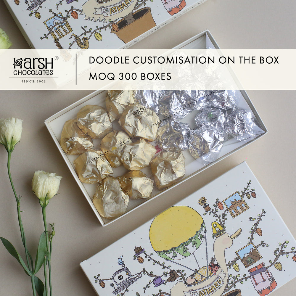 Bestseller Almond Rocks Box of 20 by Harsh Chocolates | PAN India Delivery