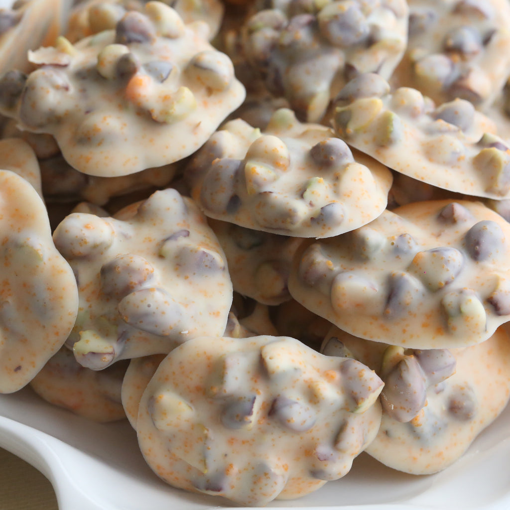 Orange Pistachio Box of 30 by Harsh Chocolates | PAN India Delivery